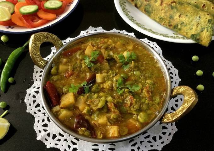 मटर का निमोना बनाने की विधि । Matar Ka Nimona Recipe in Hindi