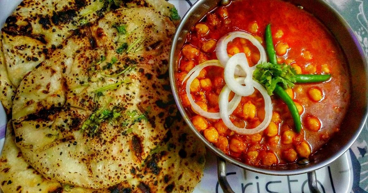 अमृतसरी छोले कुलचे रेसिपी हिंदी में । Amritsari chole kulche recipe in ...